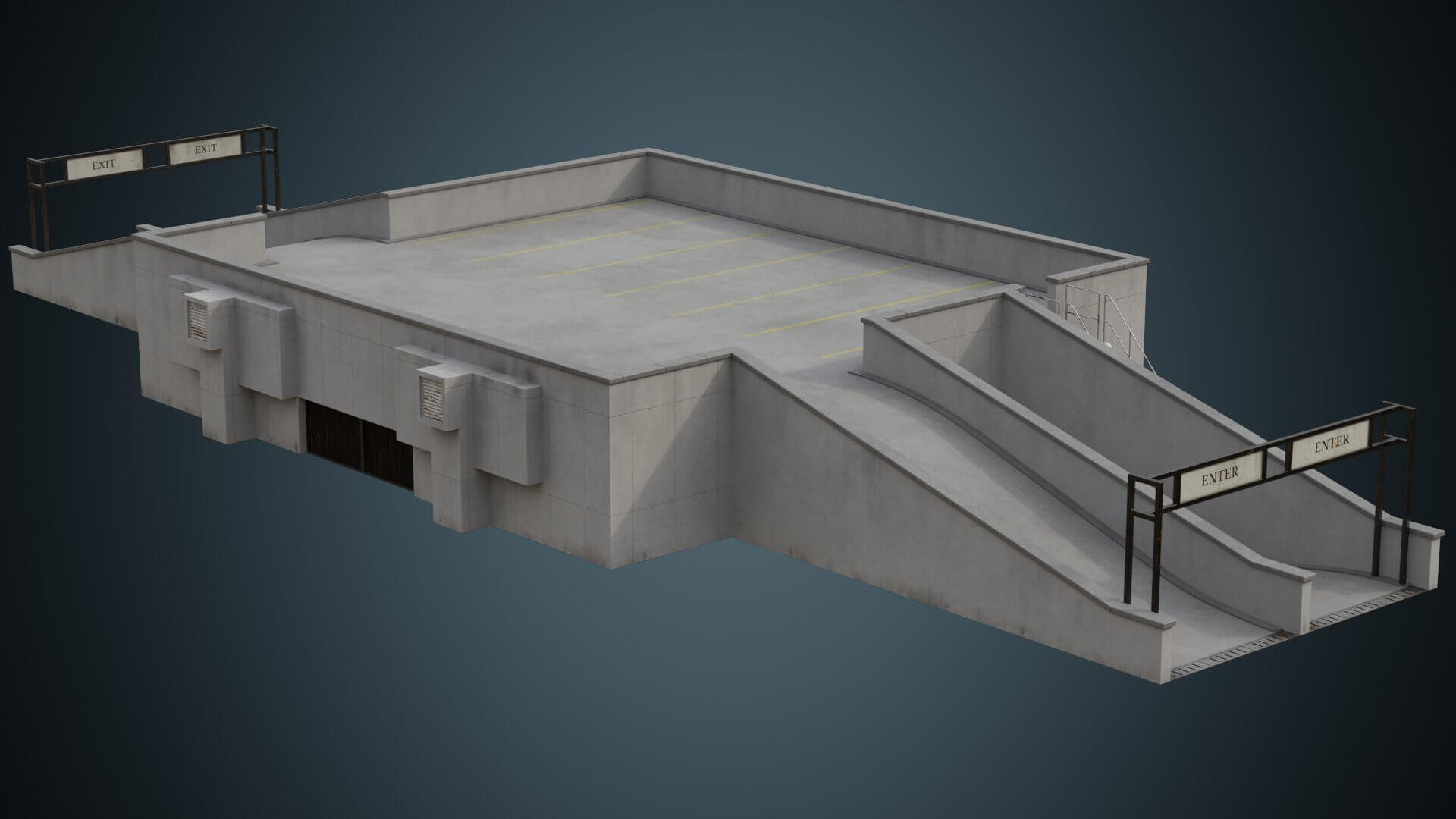 Entrance 2B - 3D Model by weeray