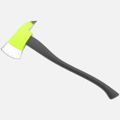 Fire Hatchet - 3D Model by weeray