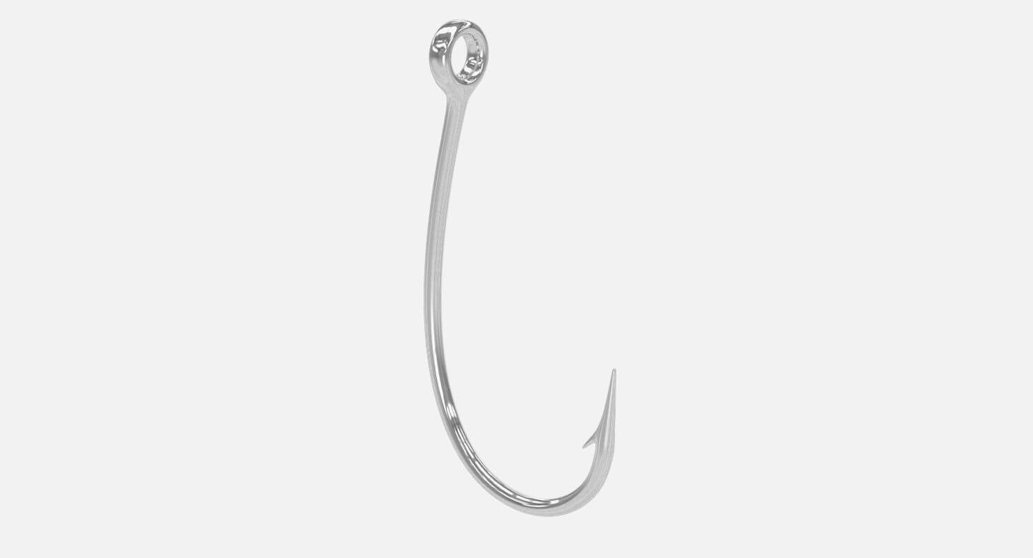 Fishing Hook - 3D Model by weeray