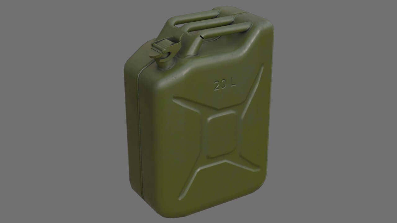 Fuel Can - 3D Model by weeray