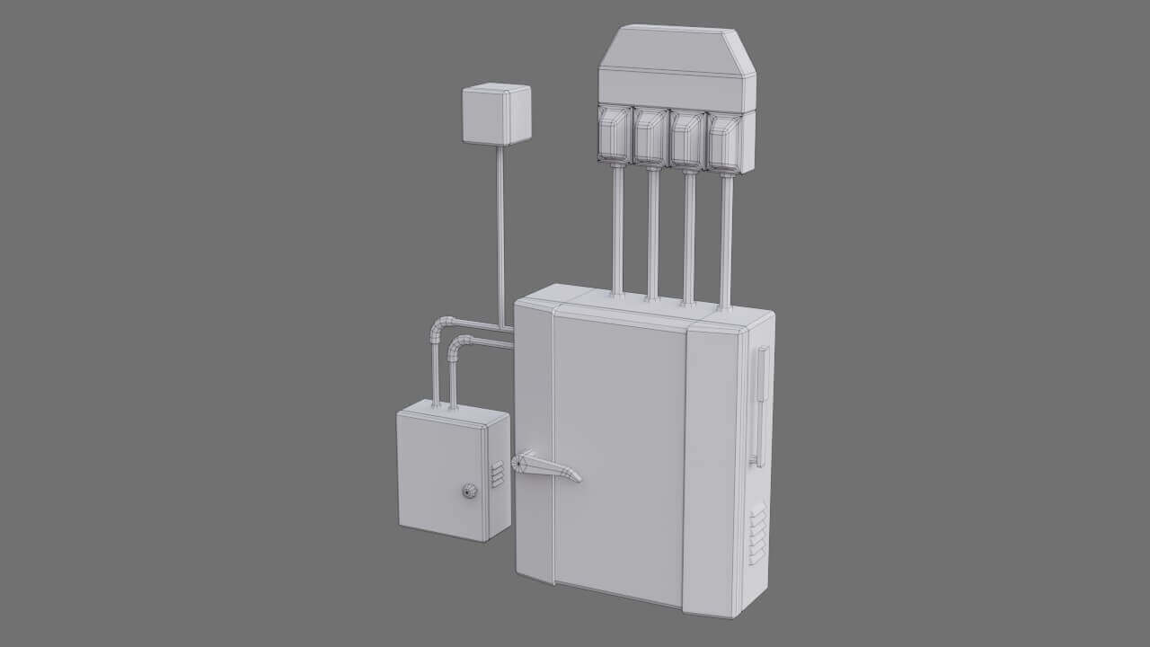 Fuse Box - 3D Model by weeray