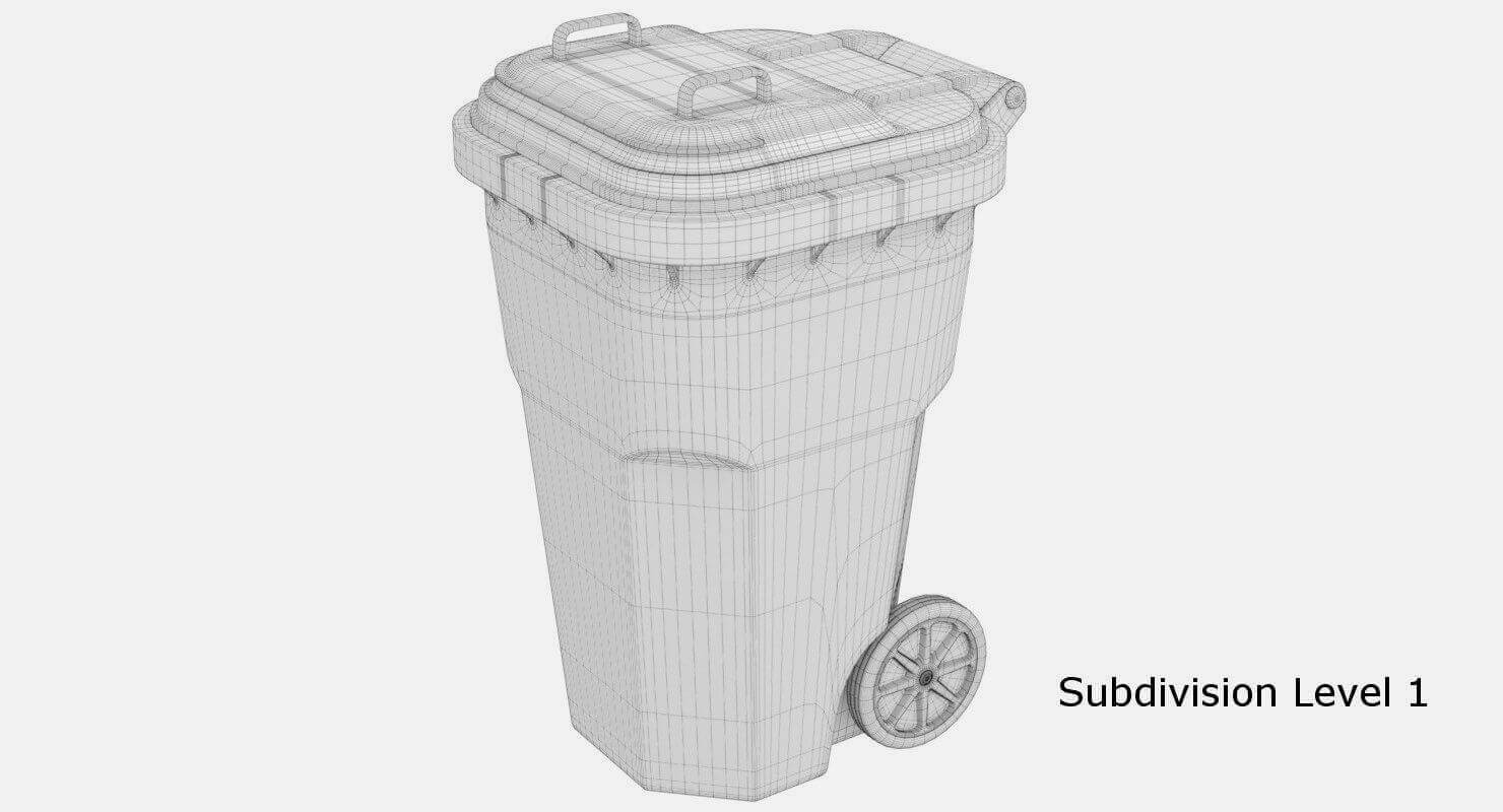 Garbage Container - 3D Model by weeray