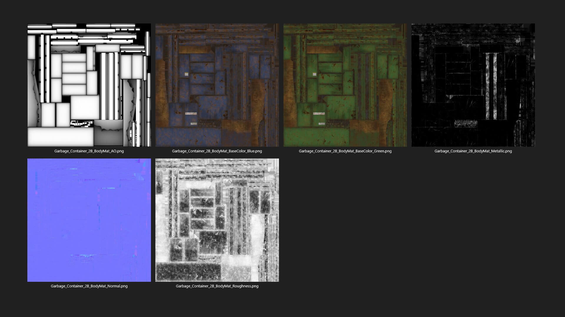 Garbage Container 2B - 3D Model by weeray