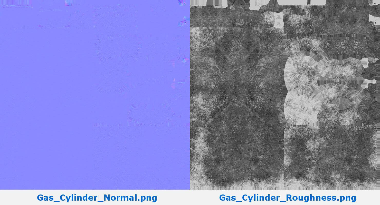 Gas Cylinder Set - 3D Model by weeray