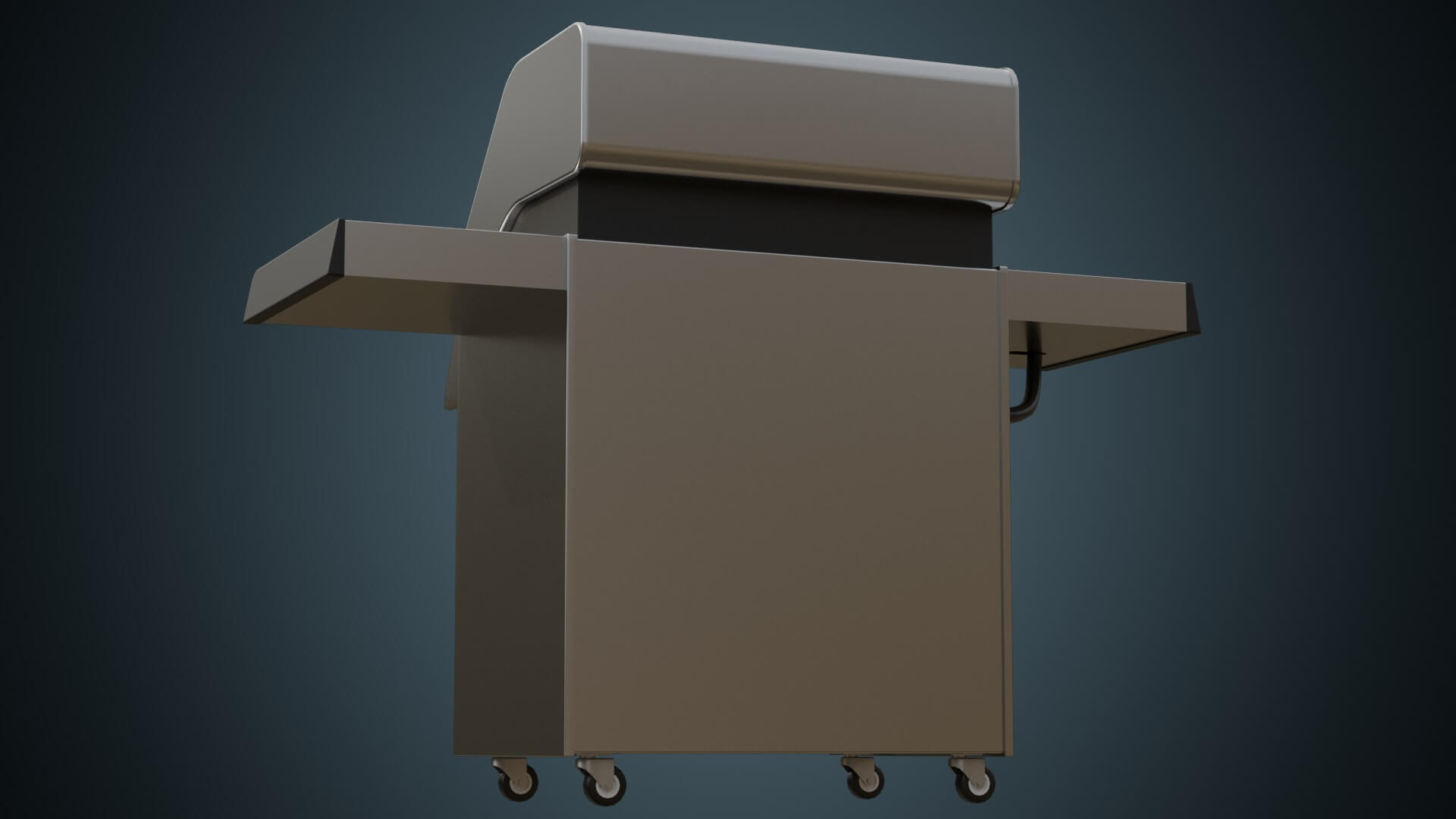 Gas Grill 1 Basic - 3D Model by weeray