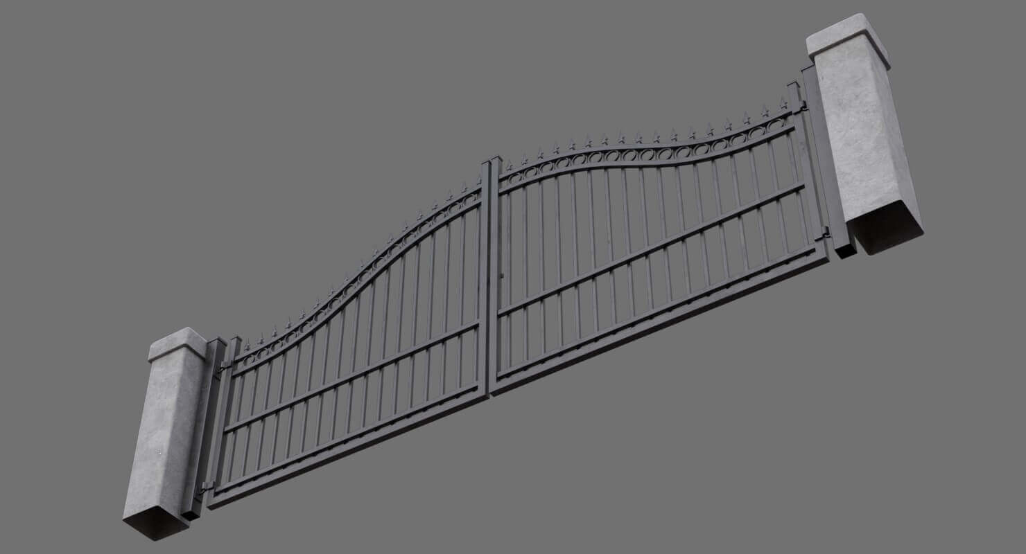 Entrance Gate 3d Model