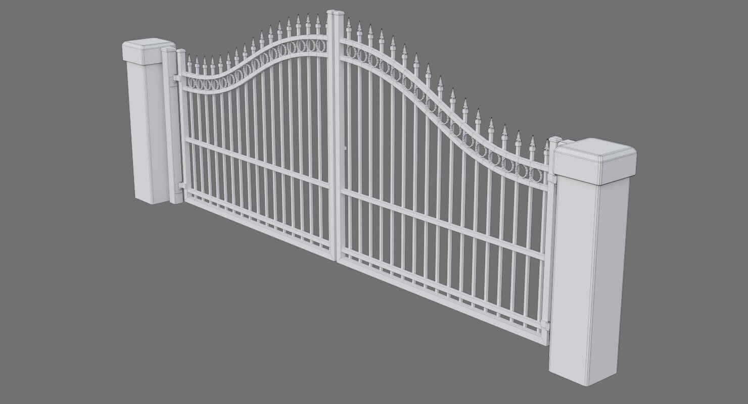 Entrance Gate 3d Model