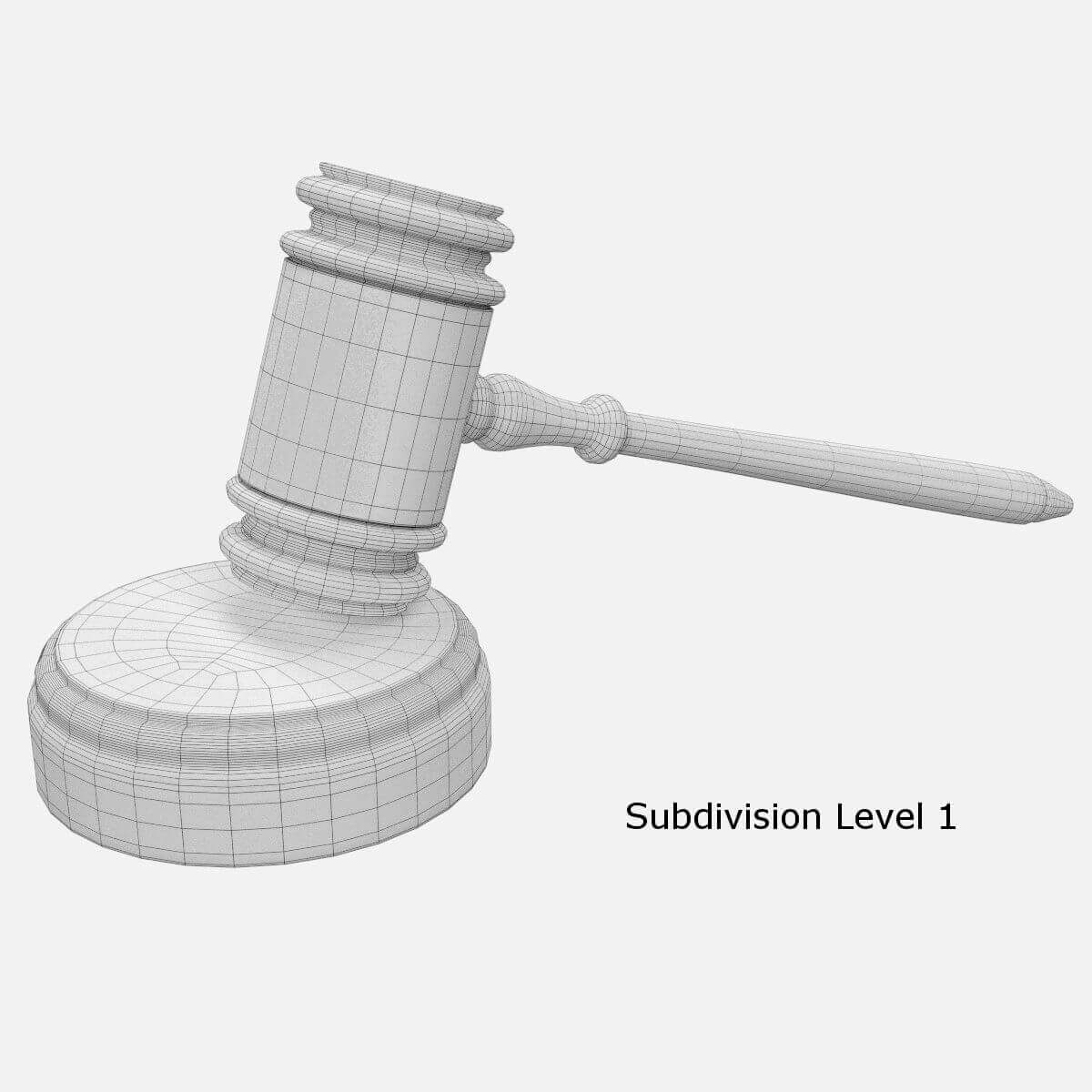 Gavel - 3D Model by weeray