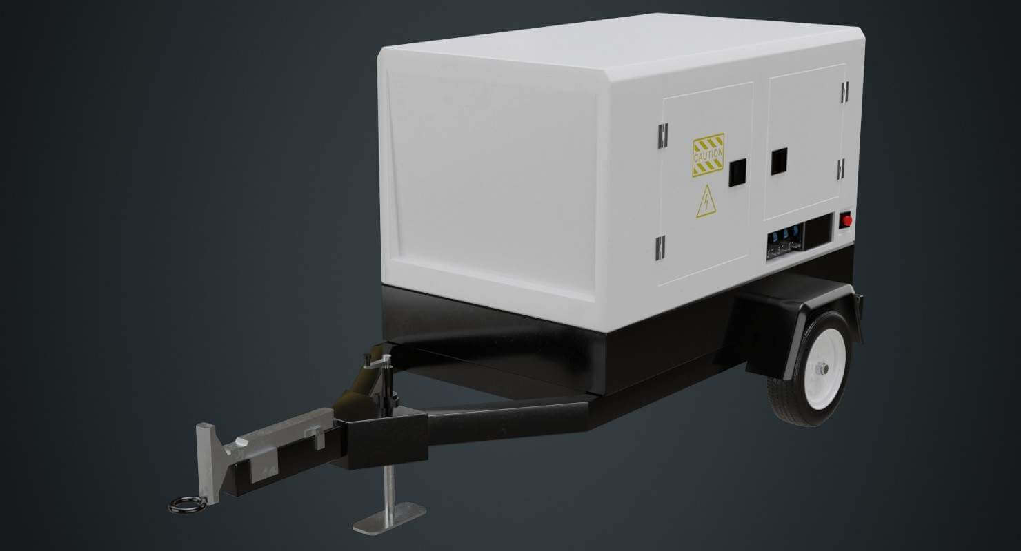 Mobile Generator - 3D Model by weeray