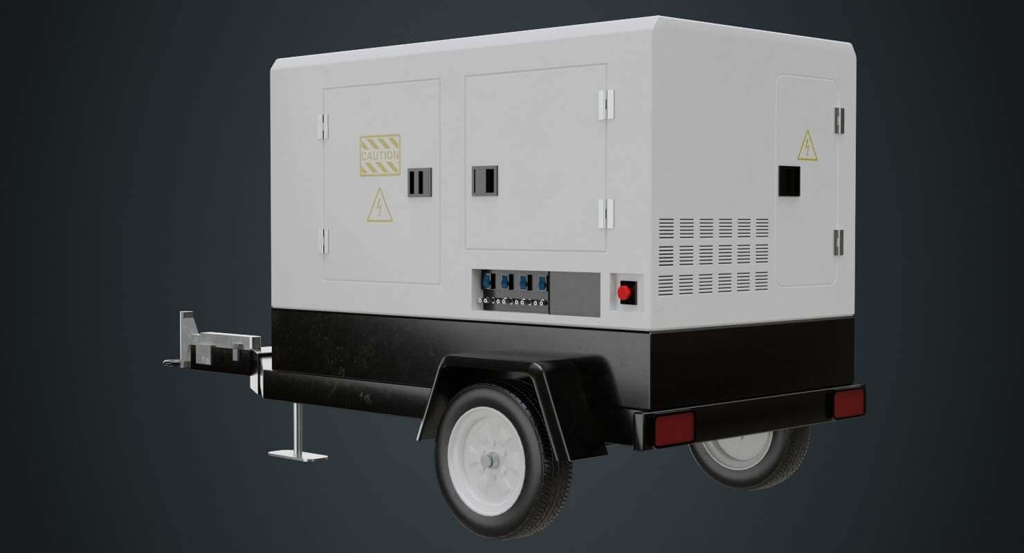 Mobile Generator - 3D Model by weeray