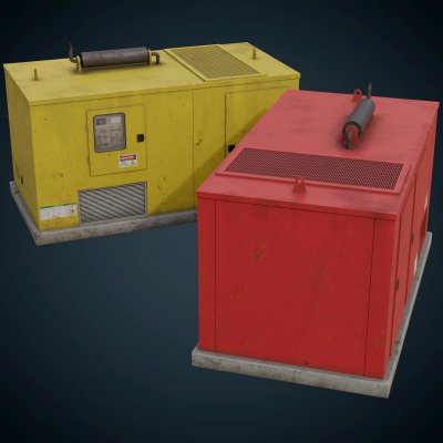 Portable Generator - 3D Model by Kanistra Studio