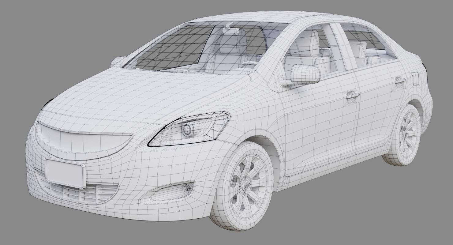 Generic Car - 3D Model by weeray