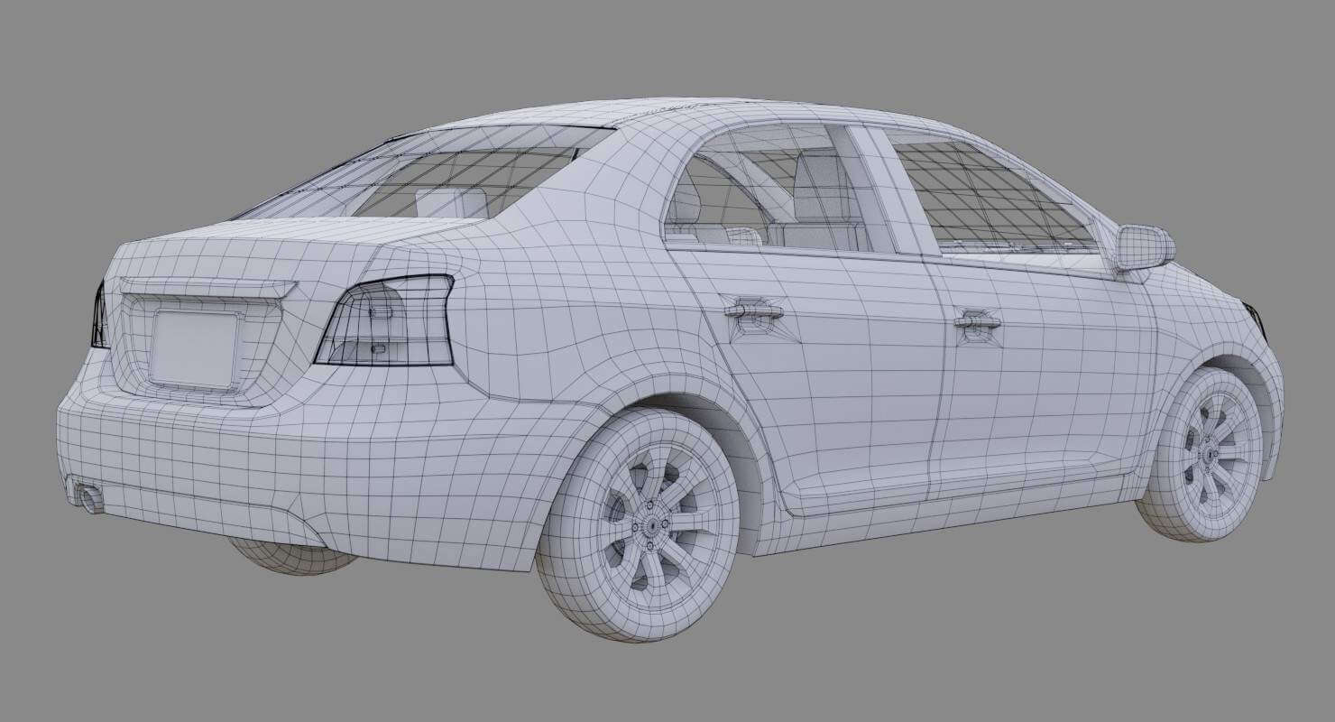 Generic Car - 3D Model by weeray