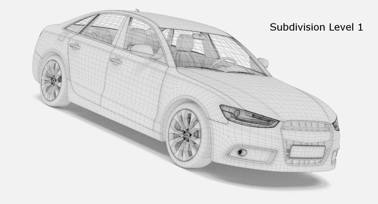 Sedan - 3D Model by weeray