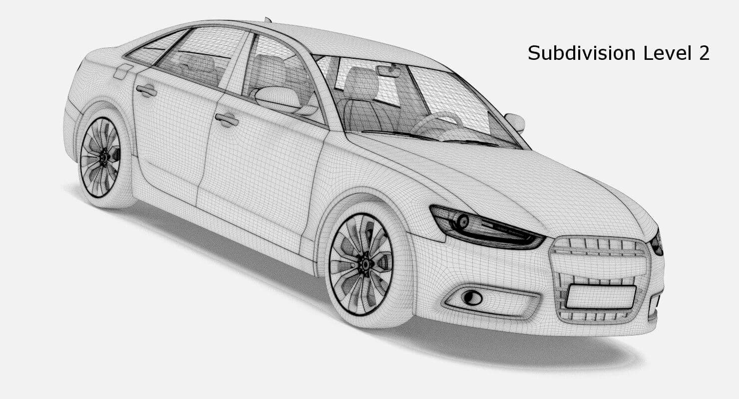 Sedan - 3D Model by weeray