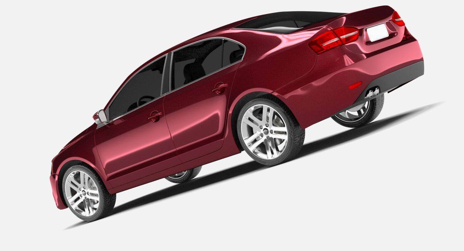 Sedan - 3D Model by weeray