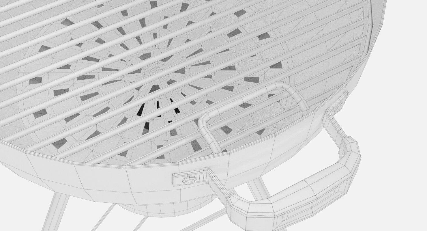 Charcoal Grill - 3D Model by weeray