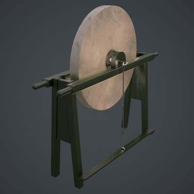 Grindstone - 3D Model by weeray