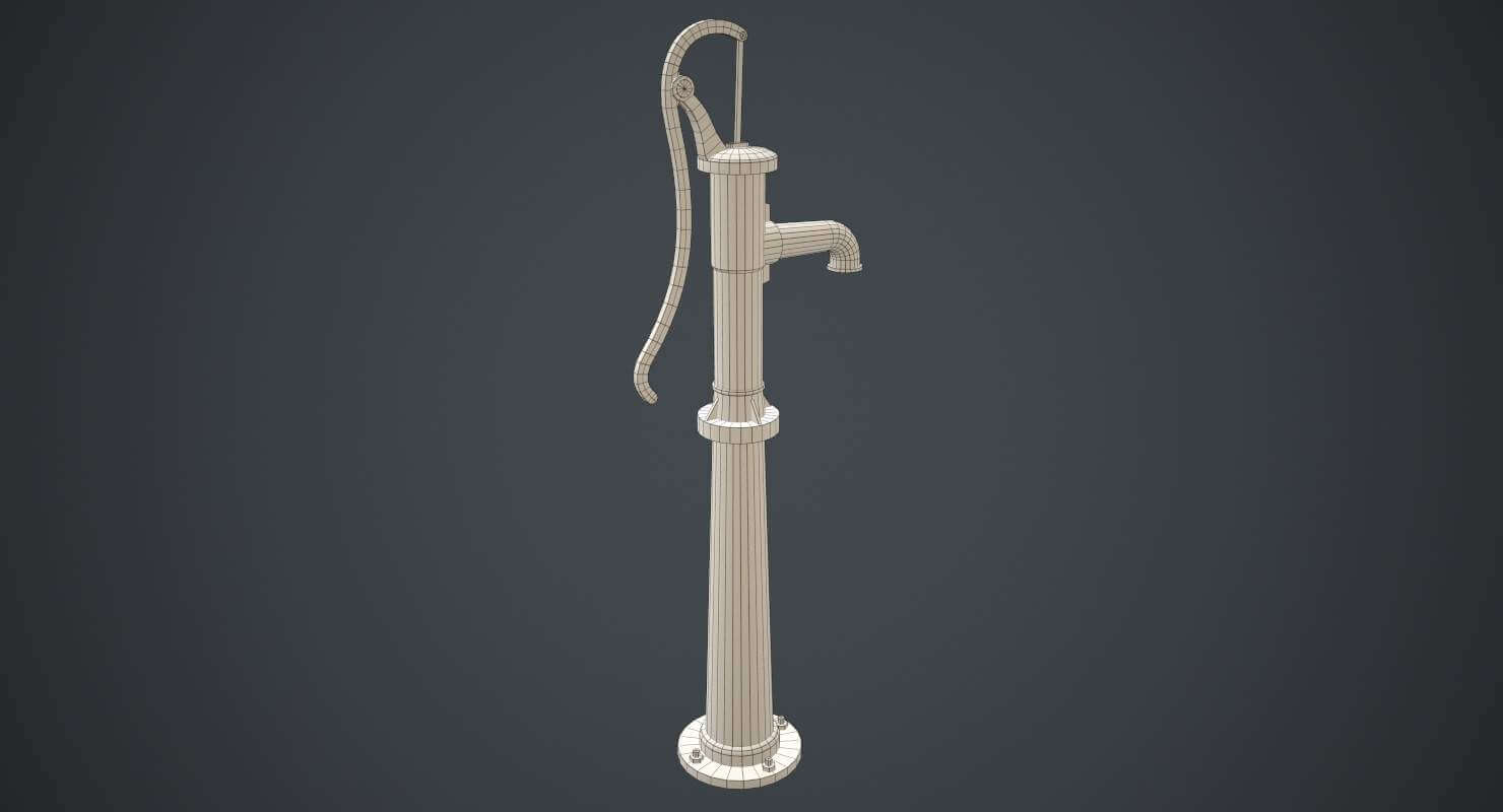 Hand Pump 1B - 3D Model by weeray