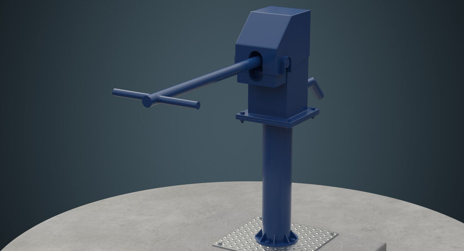 Hand Pump 3A - 3D Model by weeray