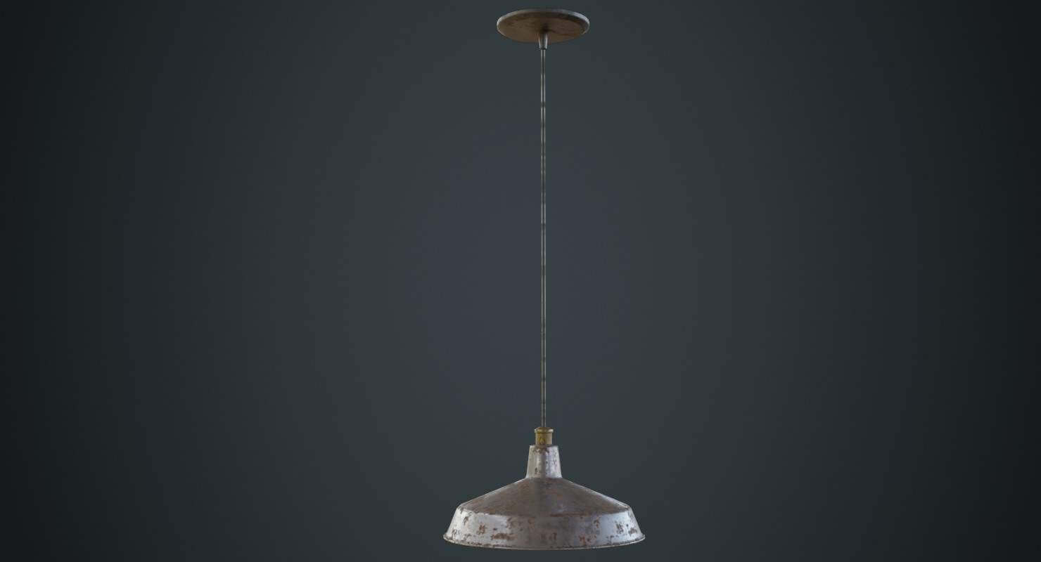 Hanging Lamp 2D - 3D Model by weeray