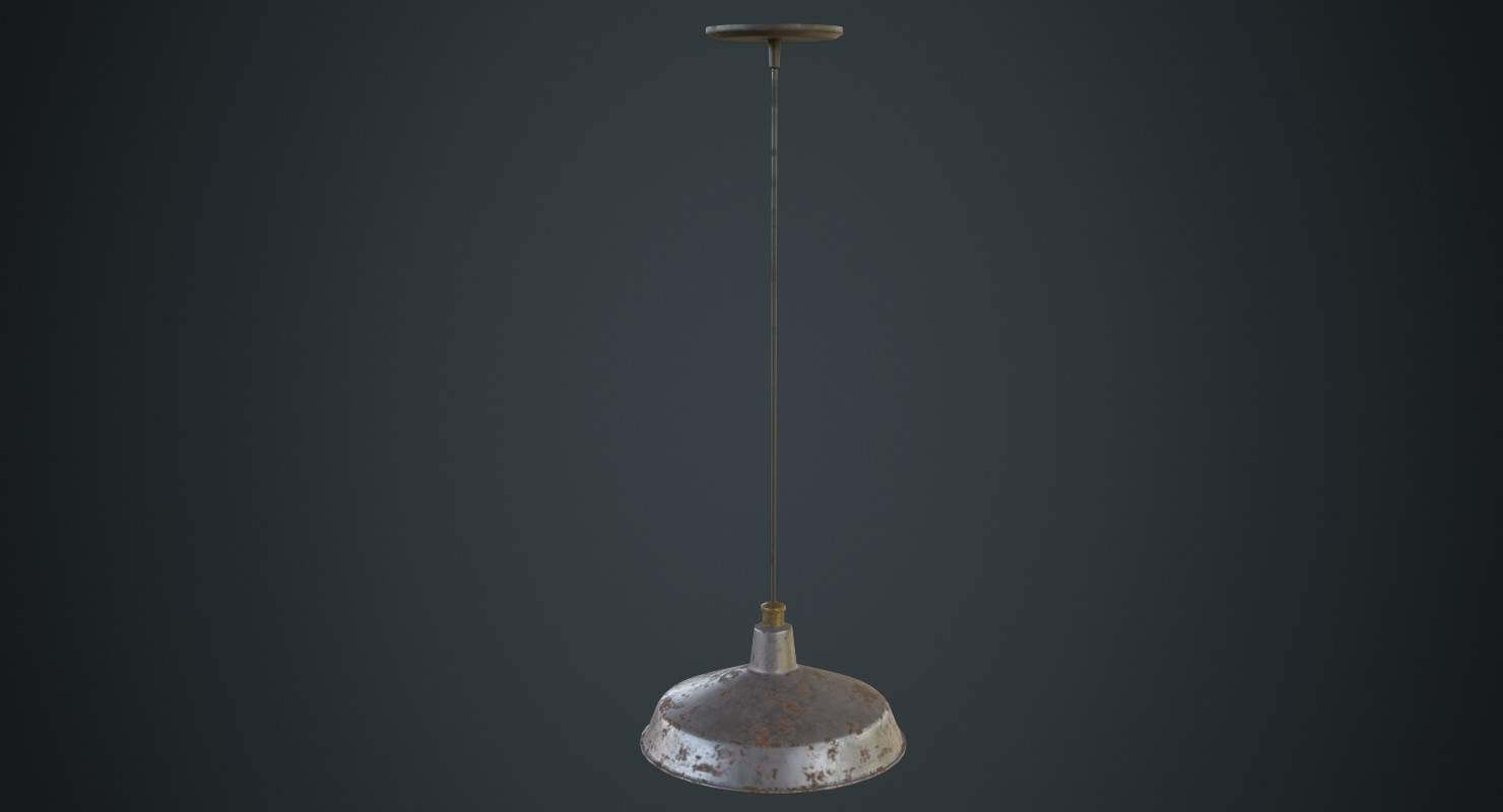 Hanging Lamp 2D - 3D Model by weeray