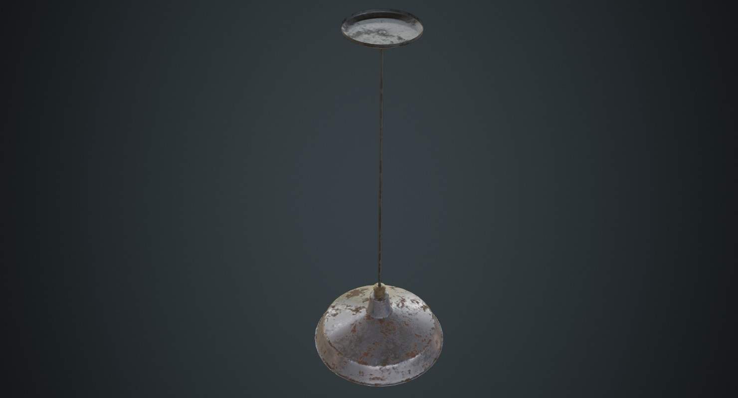 Hanging Lamp 2D - 3D Model by weeray