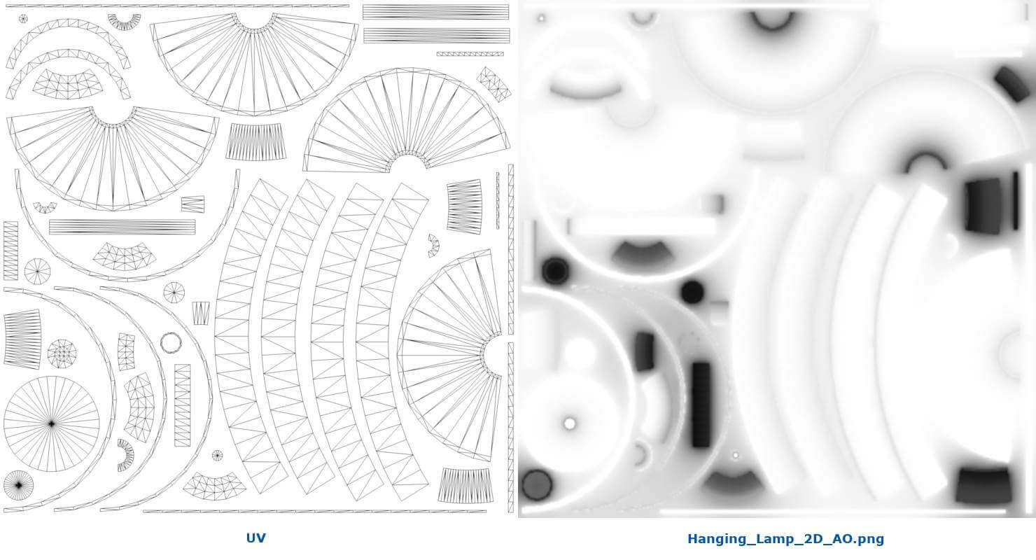 Hanging Lamp 2D - 3D Model by weeray