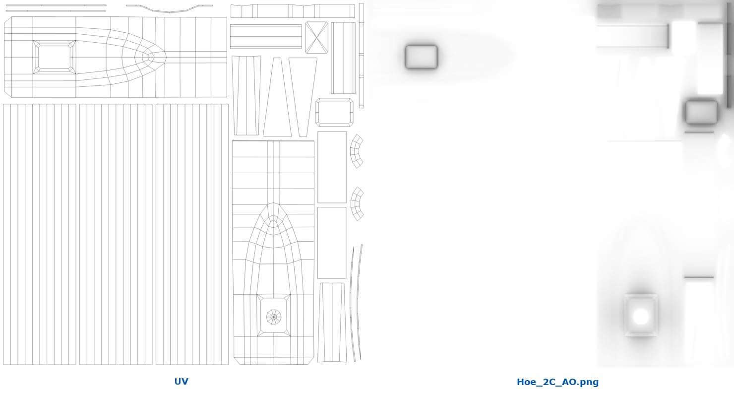 Hoe 2C - 3D Model by weeray