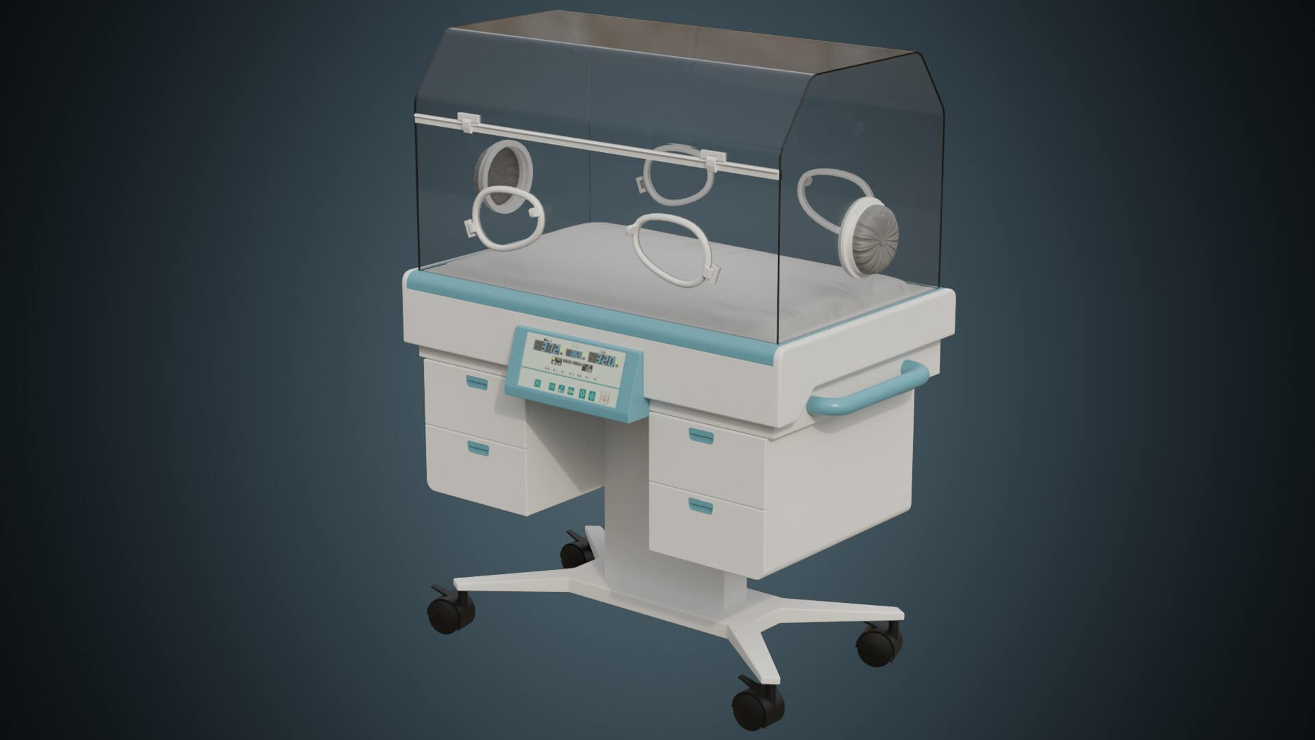 Hospital Props Collection 1A - 3D Model by weeray