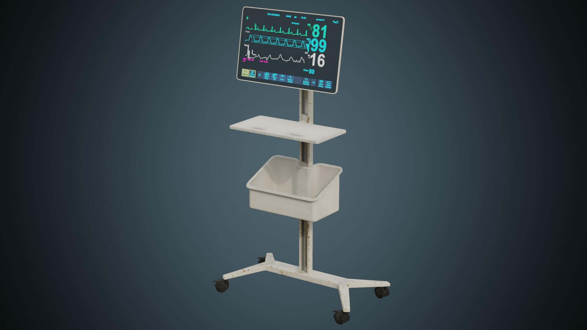 Hospital Props Collection 1B - 3D Model by weeray