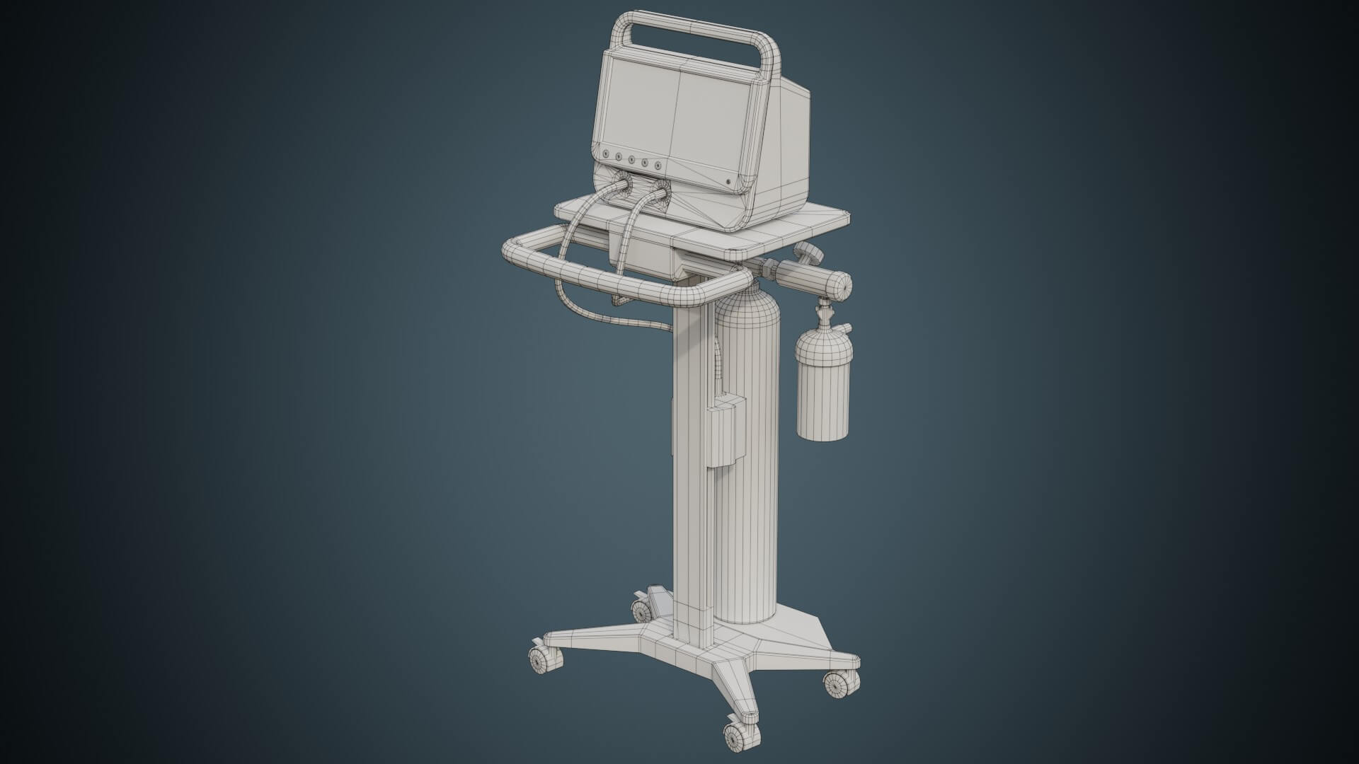 Hospital Props Collection 1B - 3D Model by weeray