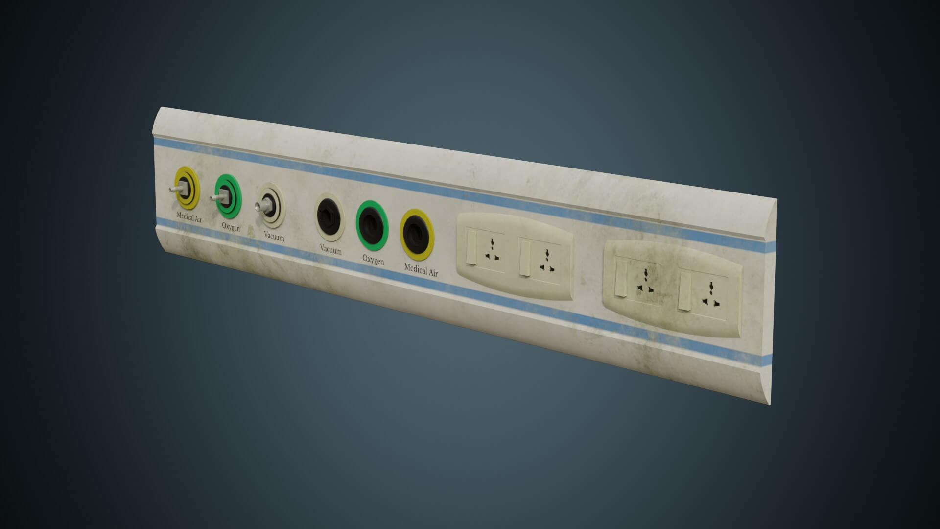 Hospital Props Collection 1B - 3D Model by weeray