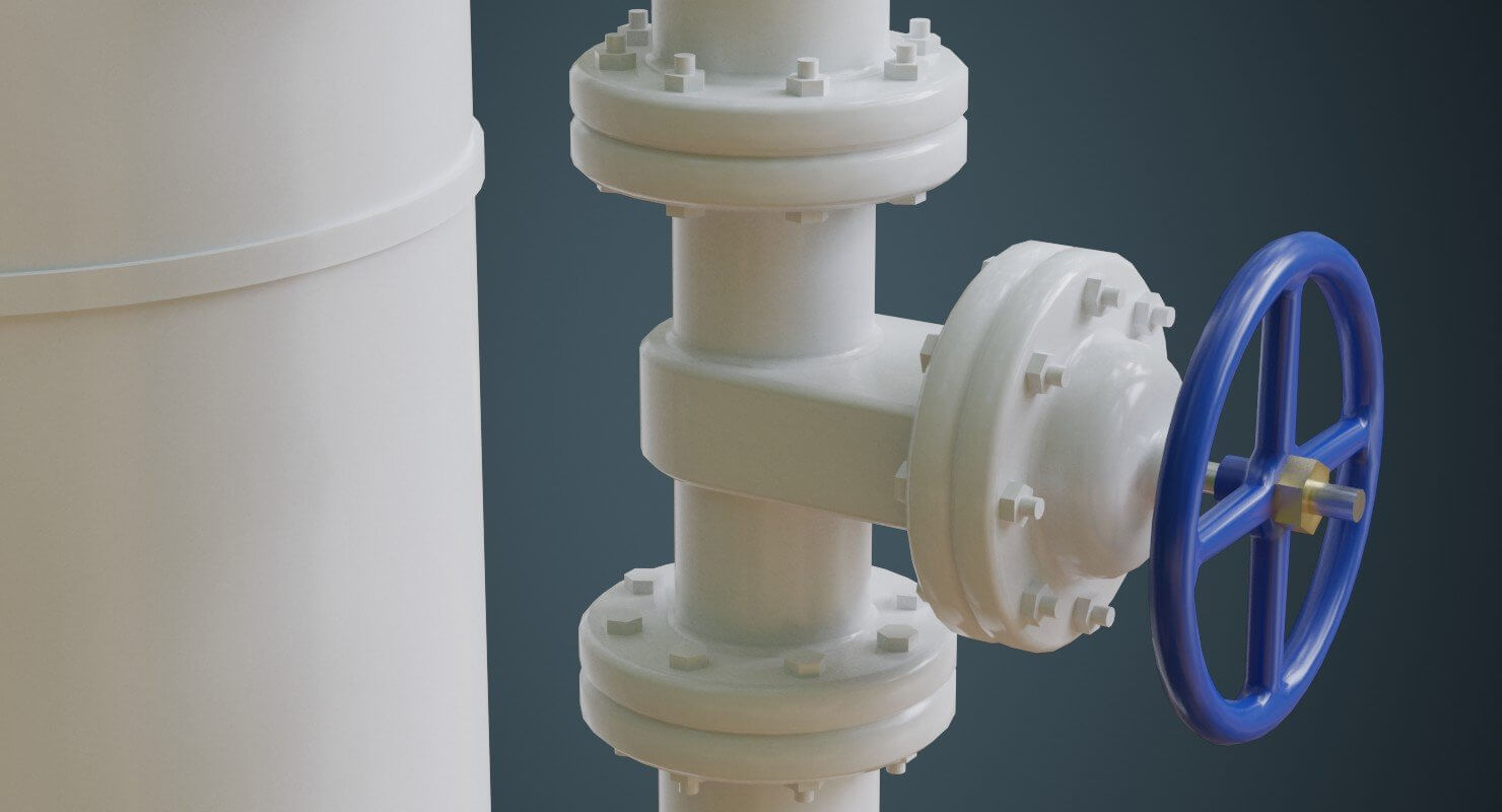 Indoor Gas Storage 1A - 3D Model by weeray