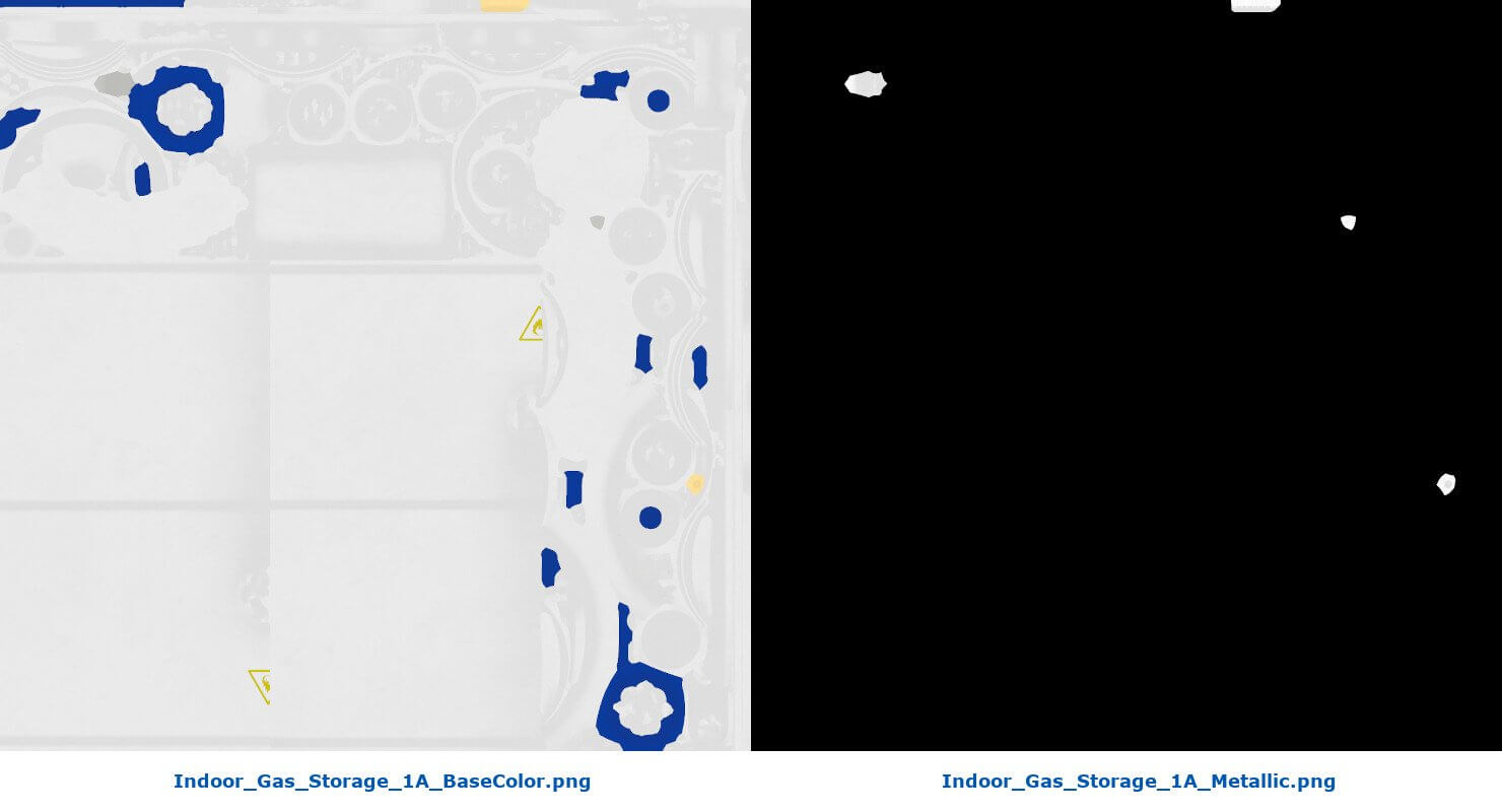 Indoor Gas Storage 1A - 3D Model by weeray