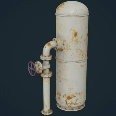 Indoor Gas Storage 1B - 3D Model by weeray