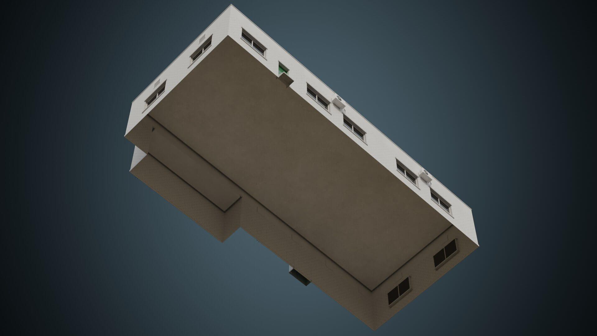 Industrial Building 3A - 3D Model by weeray