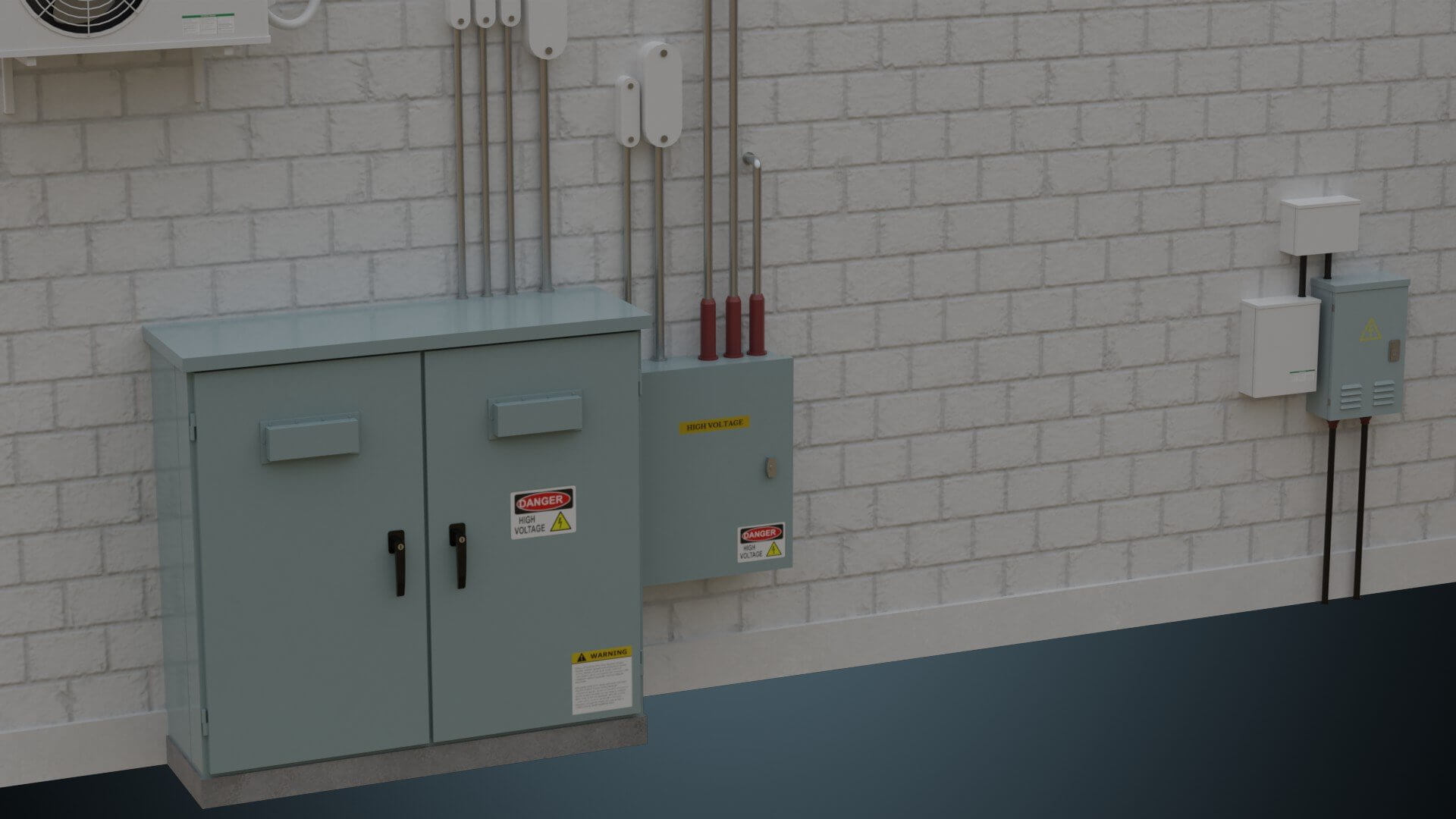 Industrial Building 3A - 3D Model by weeray