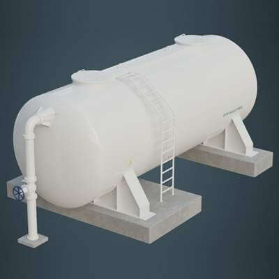 Industrial Gas Tank 5A - 3D Model by weeray