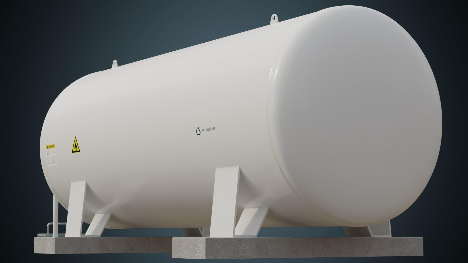 Industrial Gas Tank 6A - 3D Model by weeray