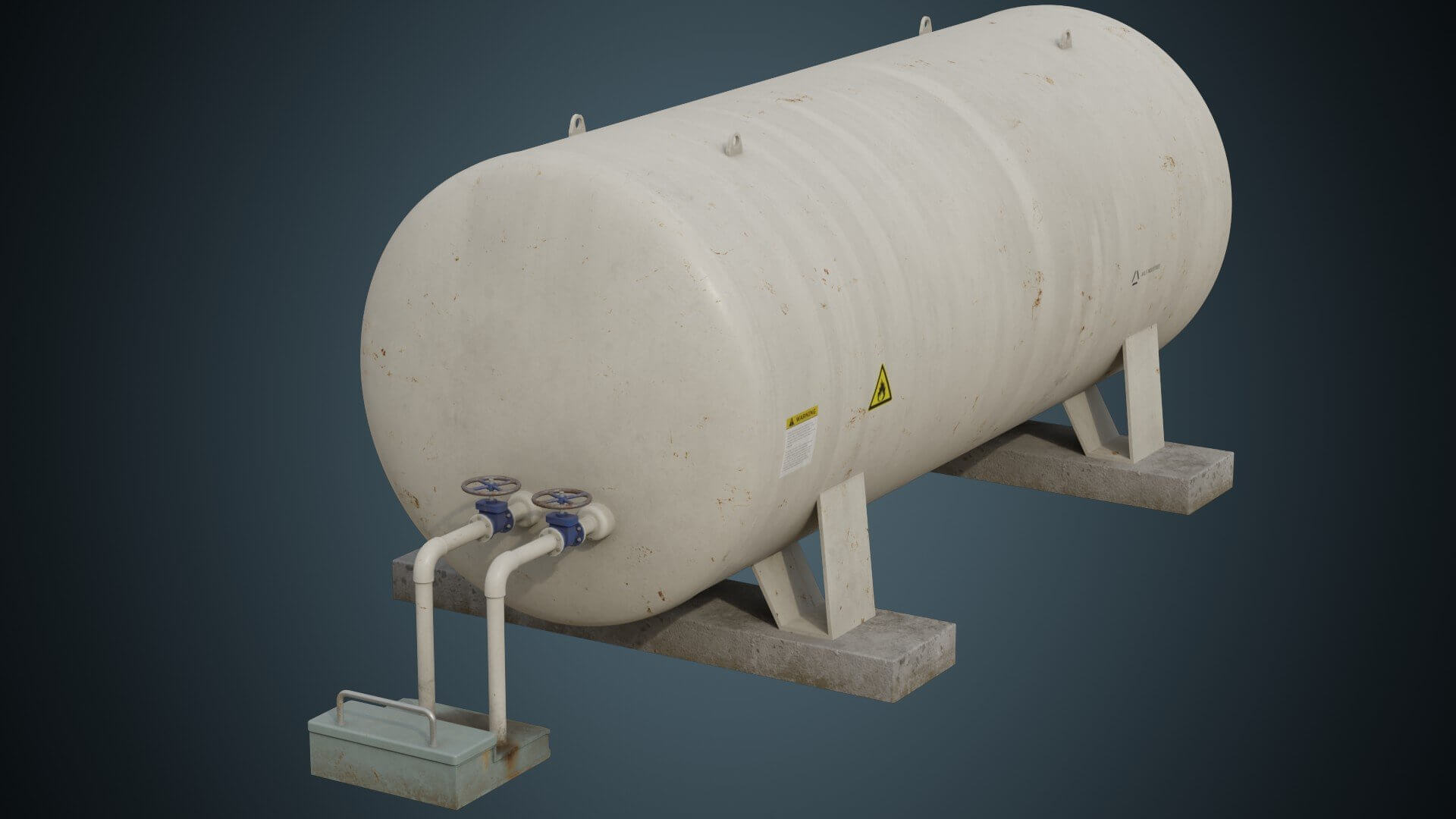 Industrial Gas Tank 6B - 3D Model by weeray
