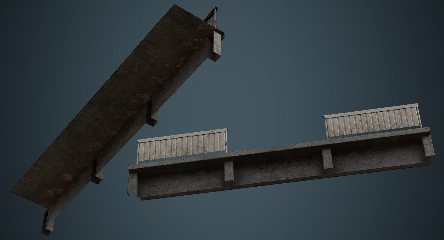 Industrial Platform 2B - 3D Model by weeray