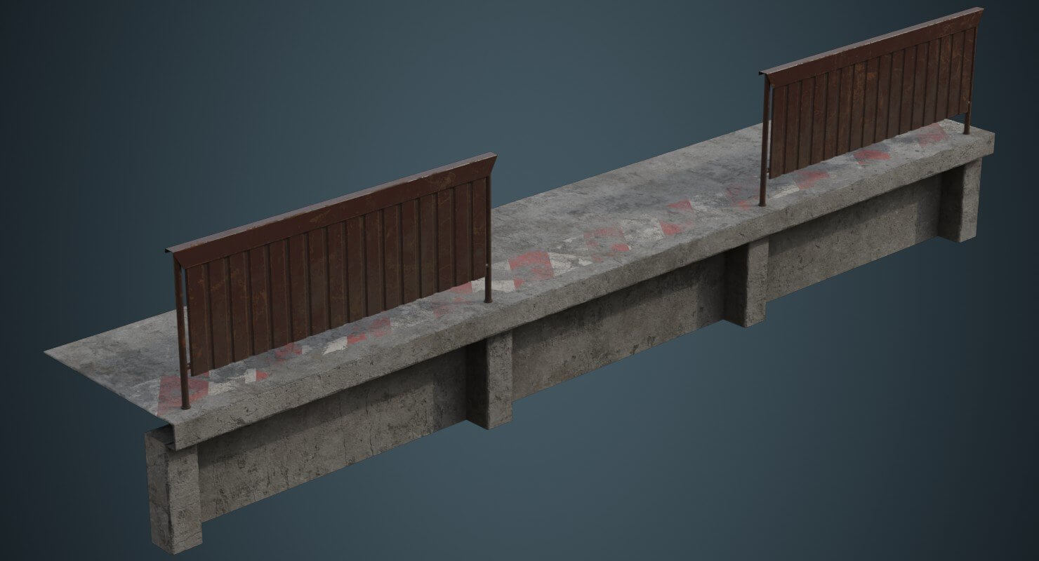 Industrial Platform 2B - 3D Model by weeray