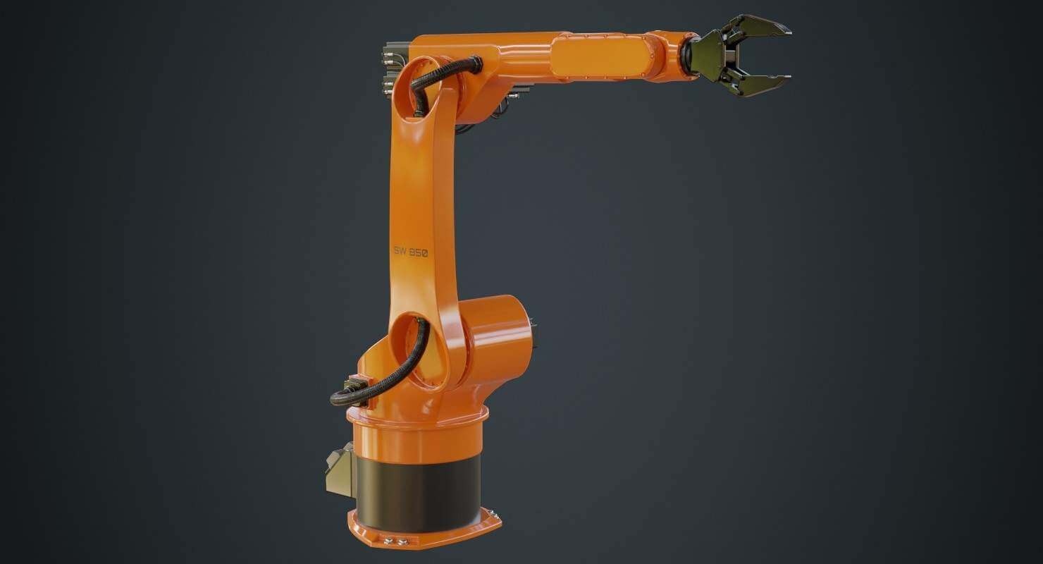 Industrial Robot 3A - 3D Model by weeray