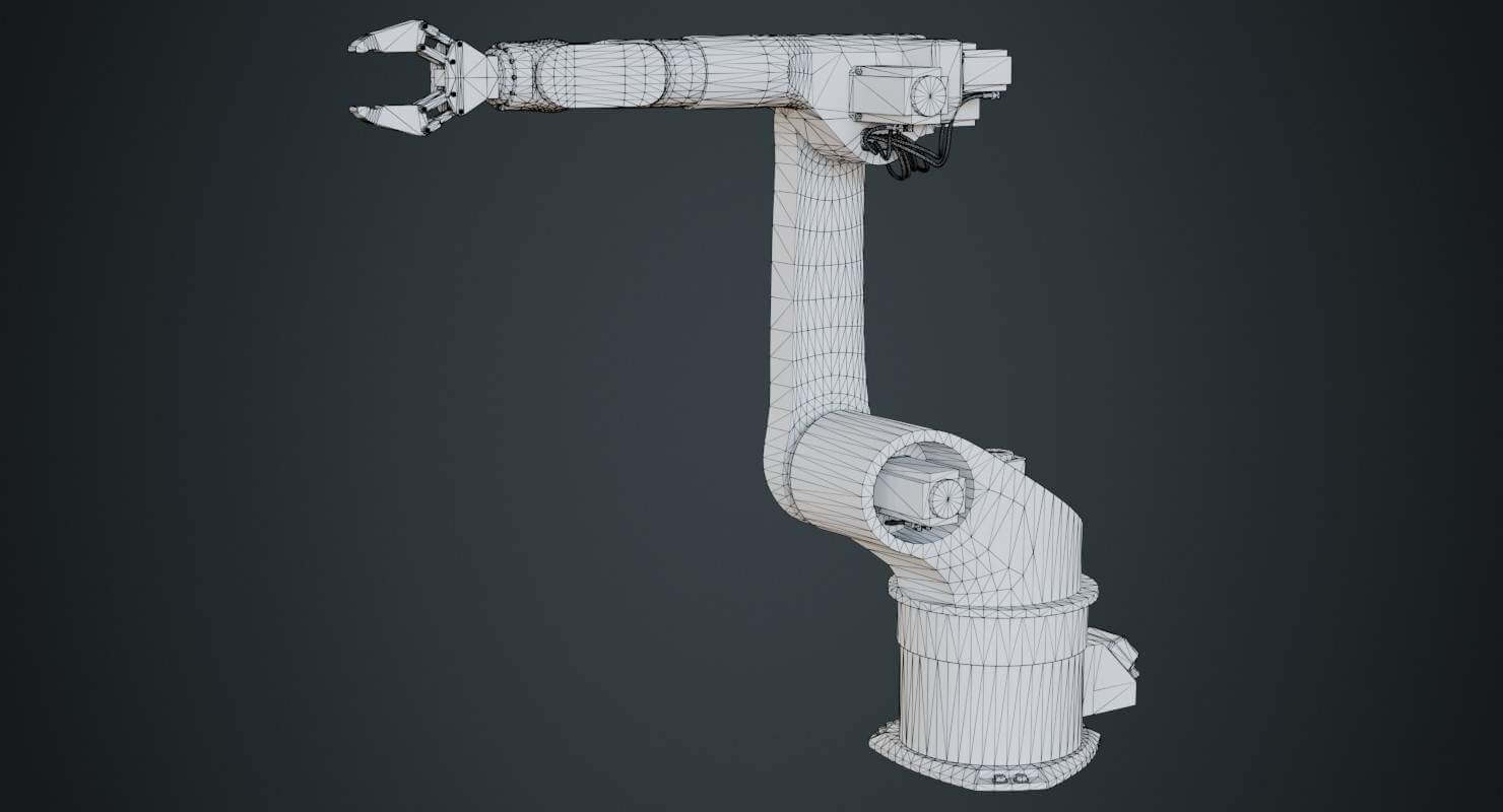Industrial Robot 3A - 3D Model by weeray