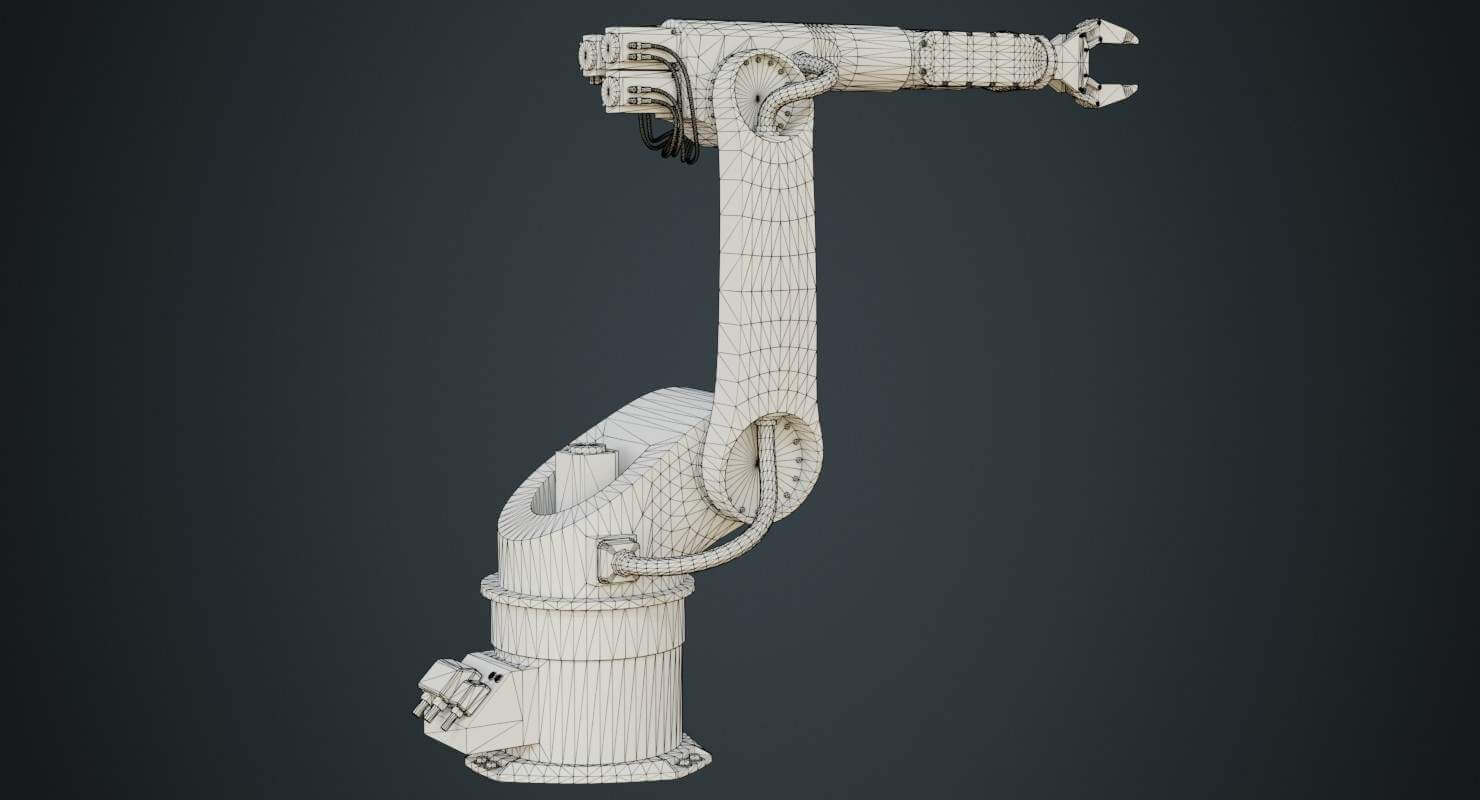 Industrial Robot 3A - 3D Model by weeray