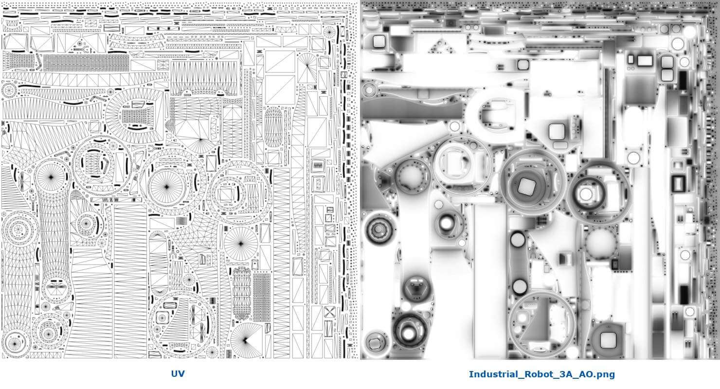 Industrial Robot 3A - 3D Model by weeray