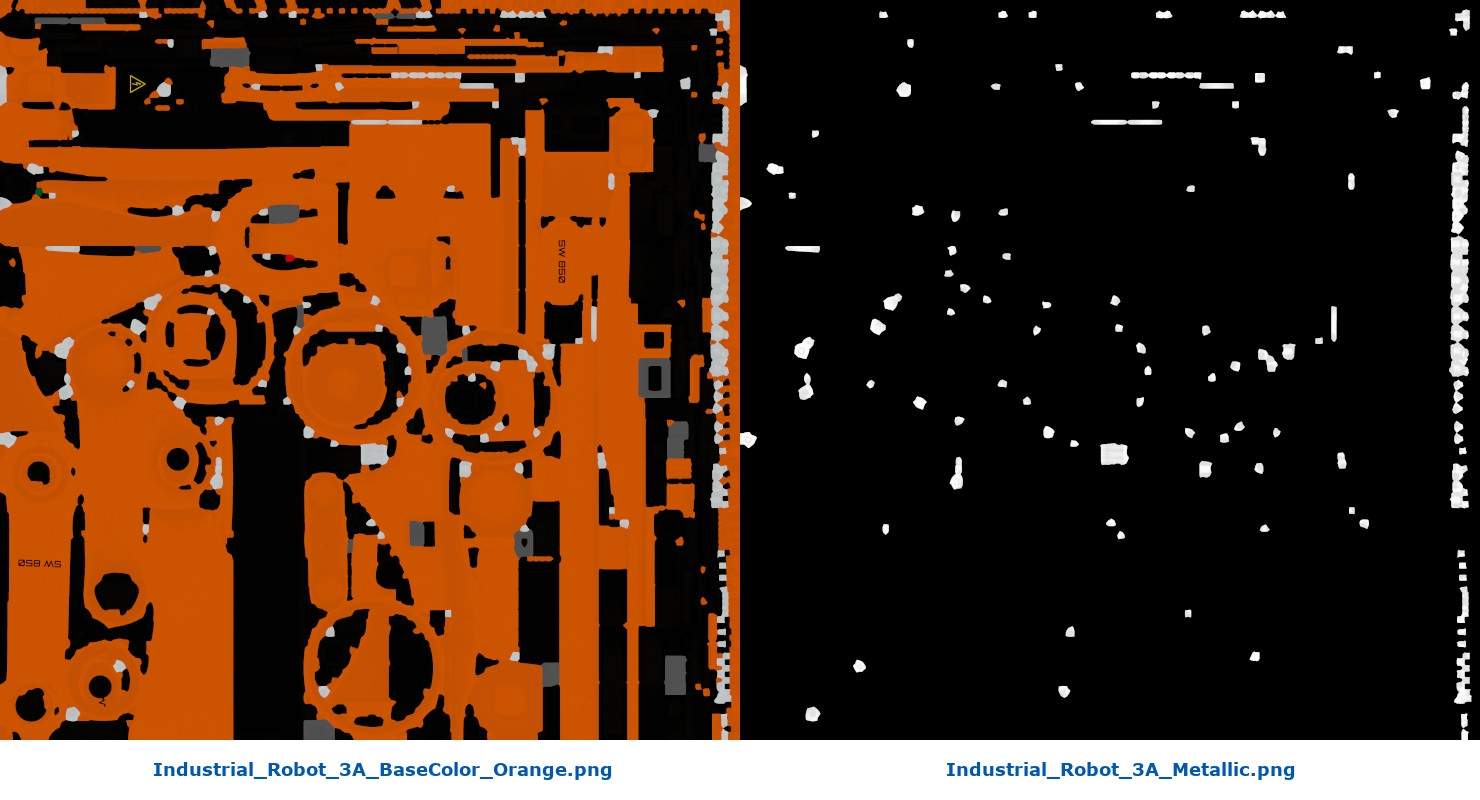 Industrial Robot 3A - 3D Model by weeray