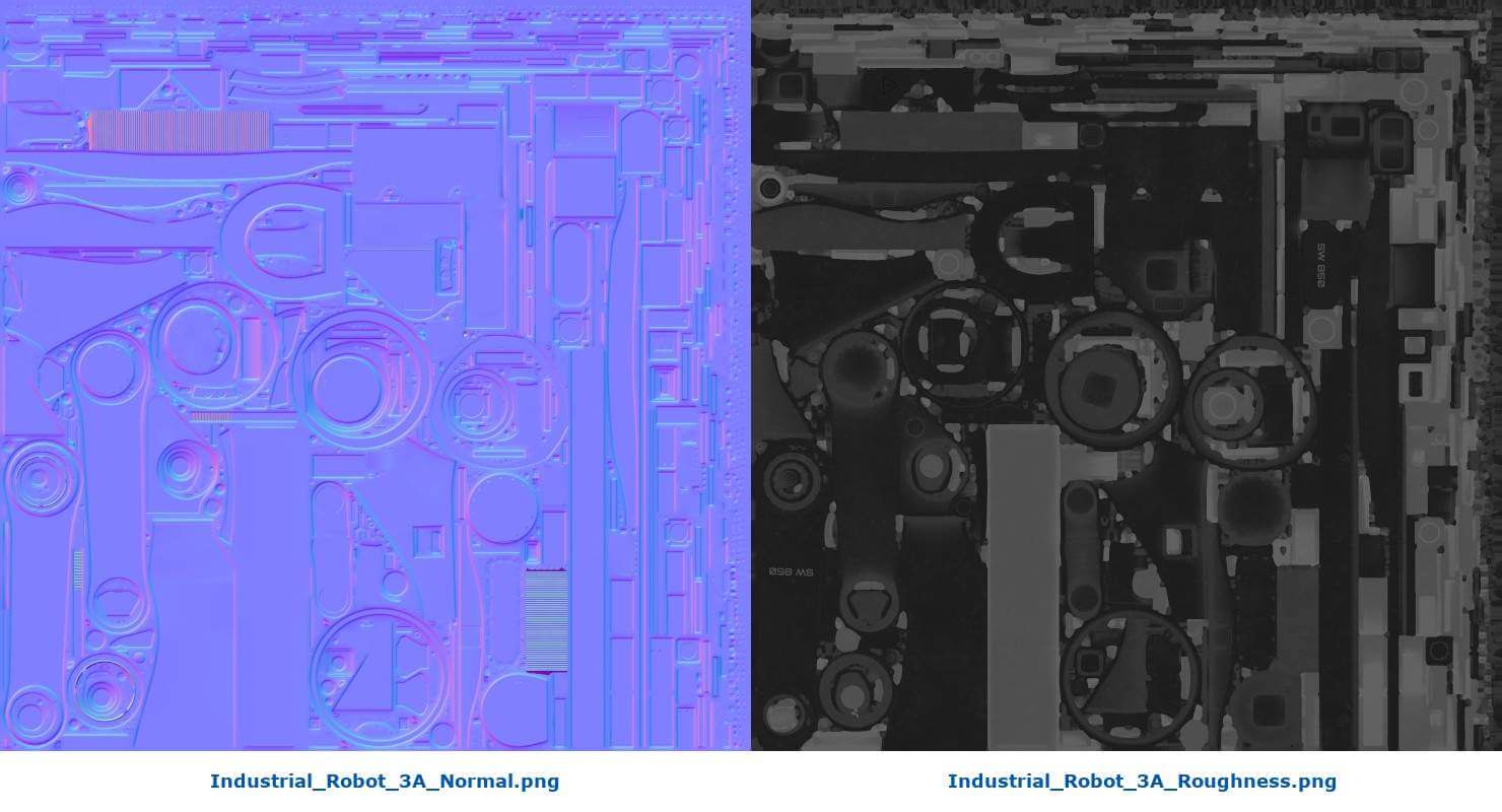 Industrial Robot 3A - 3D Model by weeray