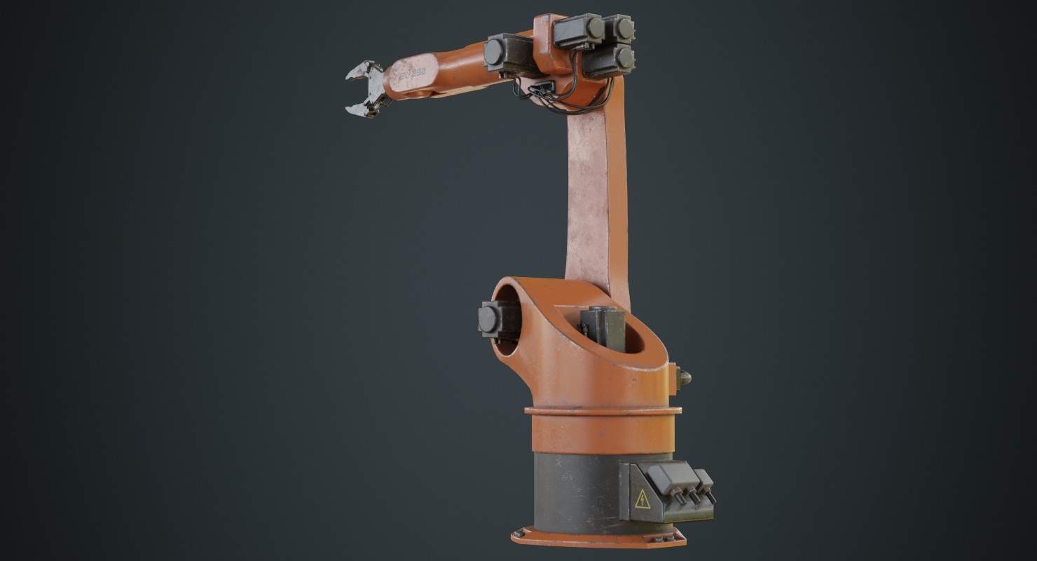 Industrial Robot 3B - 3D Model by weeray